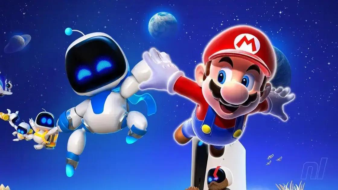 Astro Bot: Homenagem A Mario E Nintendo No GOTY - Aqui é Gamer