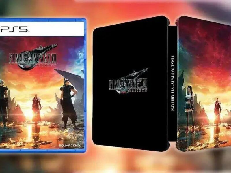 Final Fantasy 7 Rebirth: Steelbook Case Por Apenas $38 - Aqui é Gamer