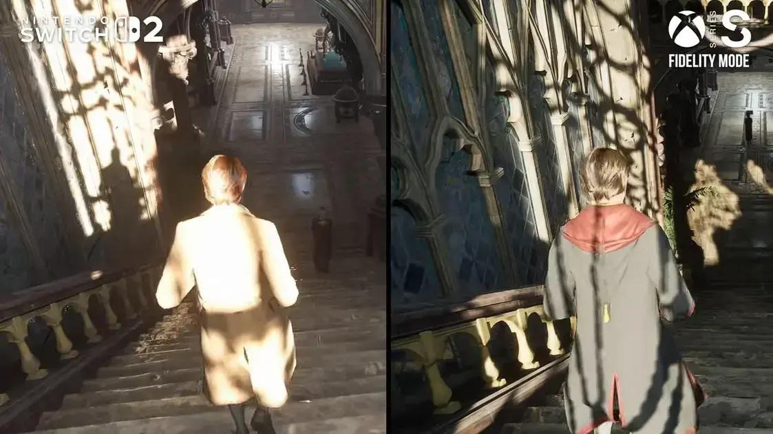 Hogwarts Legacy: Comparativo Entre Switch 2, PS4 E Series S